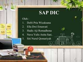 Dissaminated Intra Coagulation (DIC) | PPTX