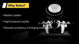 Brand Equity Model of Rolex | PPTX
