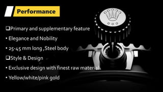 Brand Equity Model of Rolex | PPTX