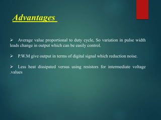 Pulse width modulation (PWM) | PPTX
