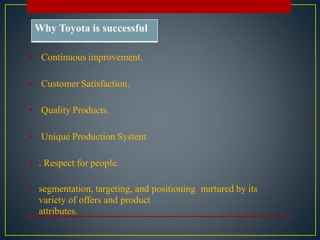 toyota branding | PPTX | Automotive Industry | Industries