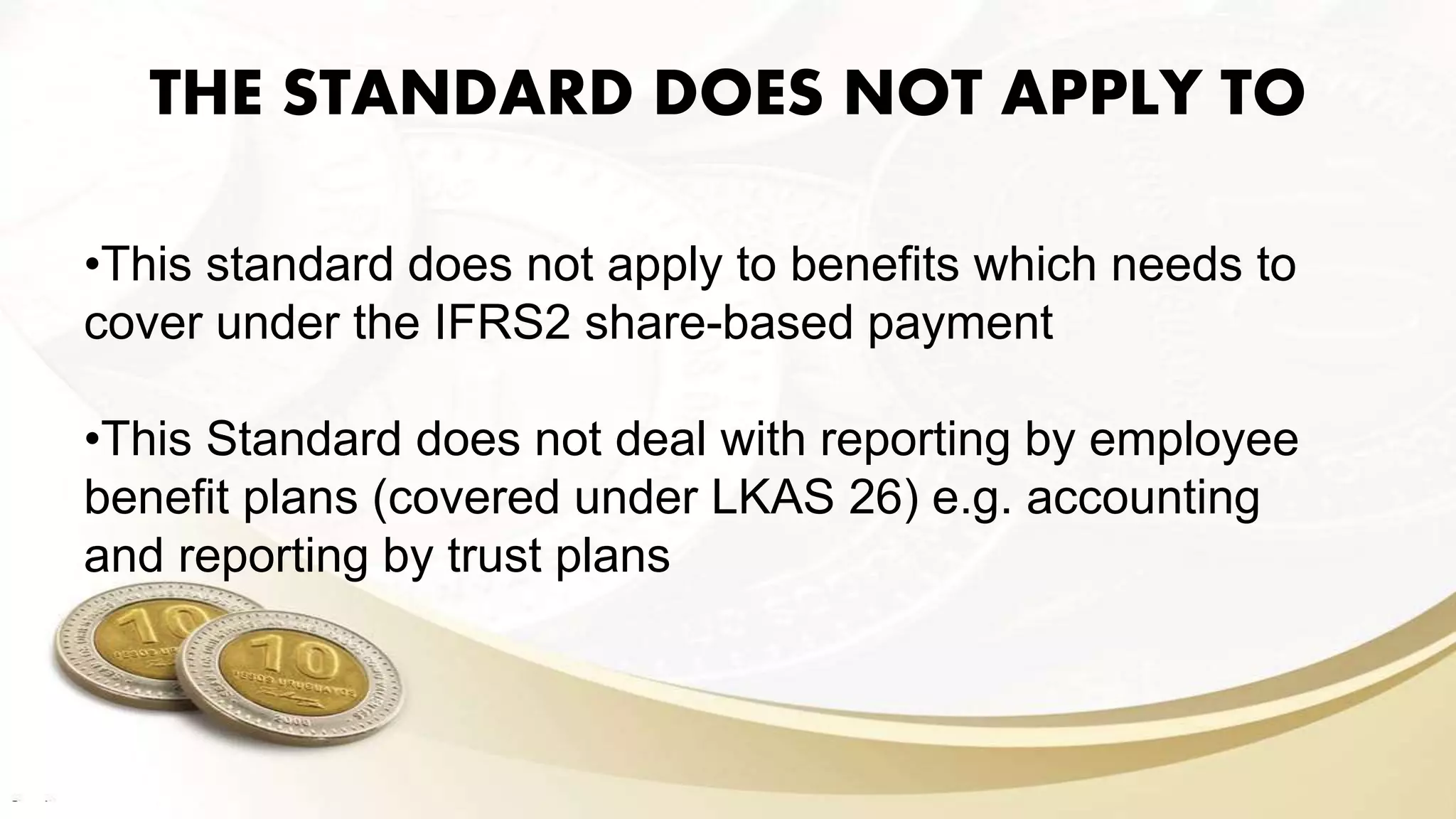 LKAS 19 – EMPLOYEE BENEFITS | PPTX