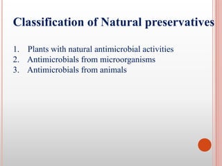 natural food preservative part-1 | PPTX