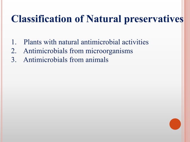 natural food preservative part-1 | PPTX