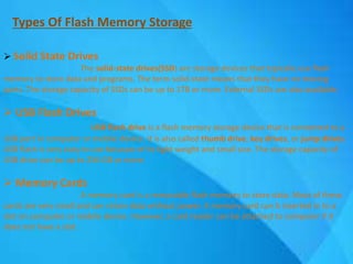 Presentation on storage devices | PPTX