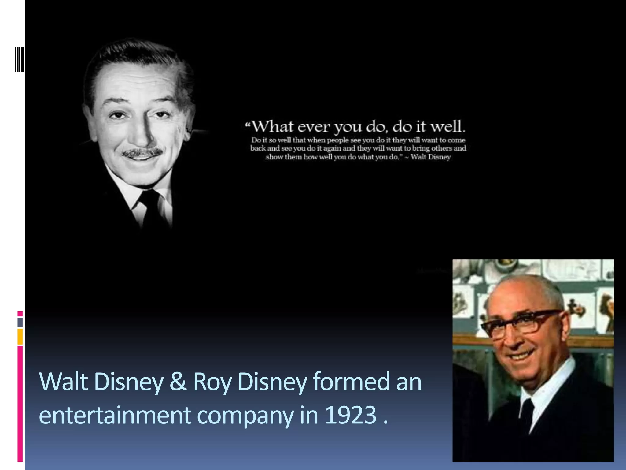 Walt Disney: Where Dreams Come True | PPTX