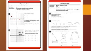 pre-learning in maths - 32 short tasks for year initially | PPT
