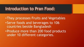 CSR practise of Pran-RFL Group | PPTX