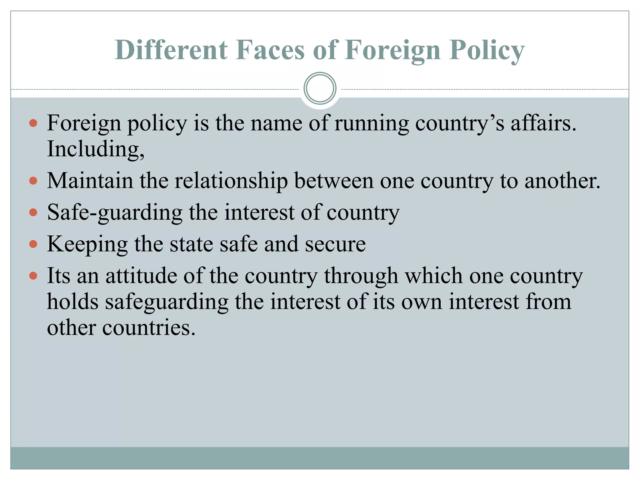 FOREIGN POLICY | PPTX