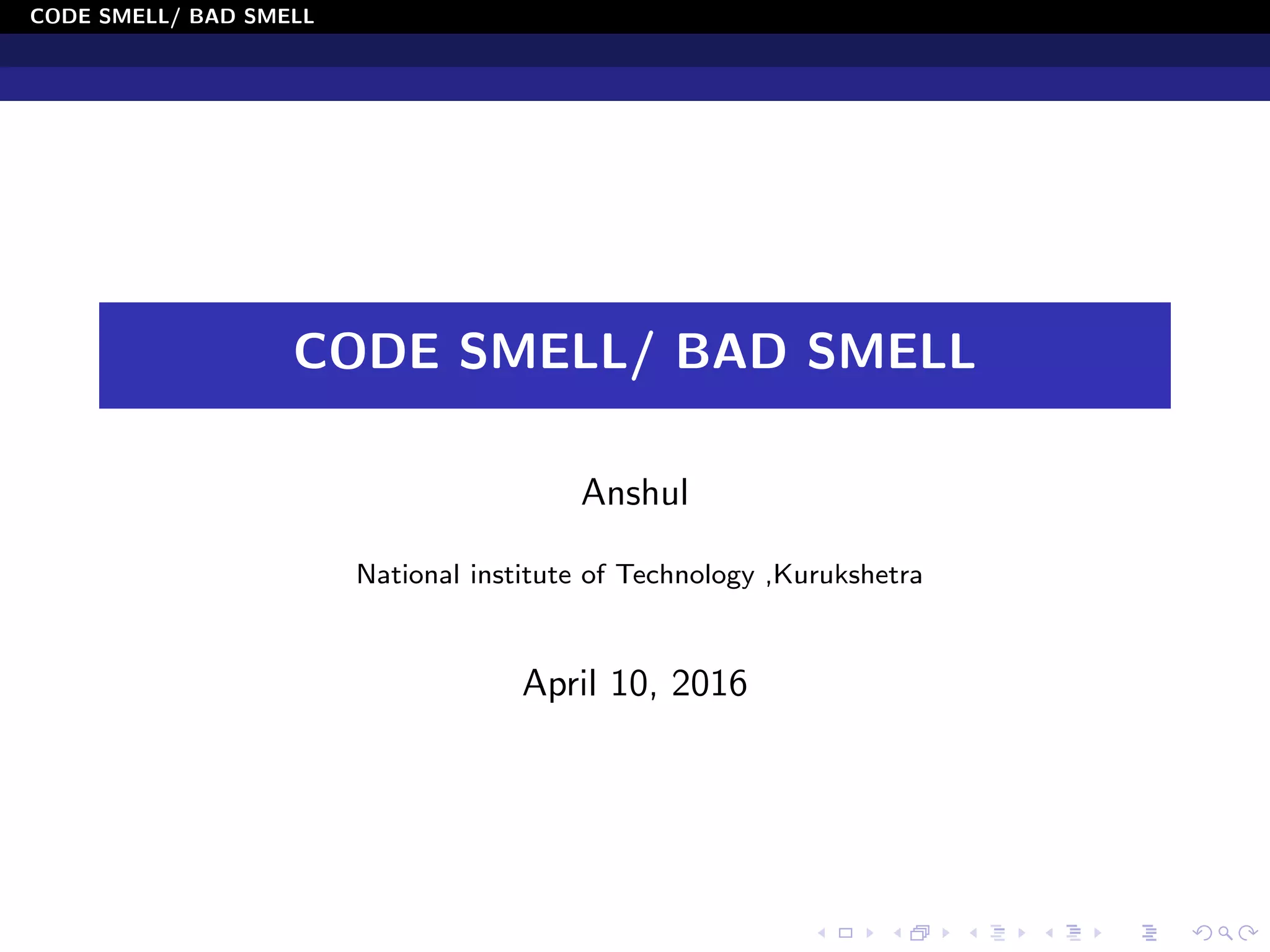 Code Smells and Its type (With Example) | PDF