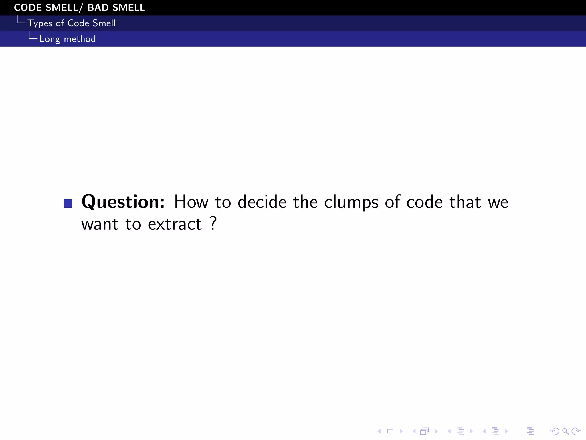 Code Smells and Its type (With Example) | PDF
