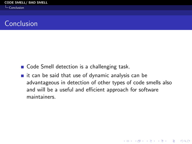 Code Smells and Its type (With Example) | PDF