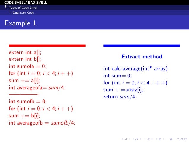 Code Smells And Its Type With Example code-smells-and-its-type-with-example