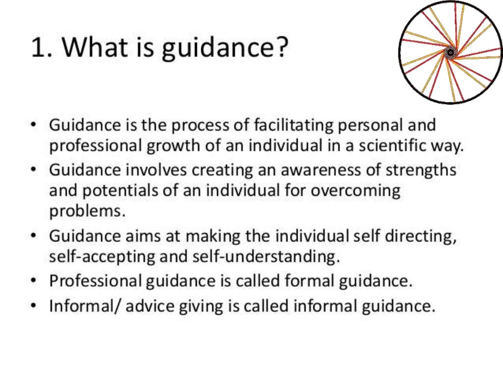 Guidance guidance