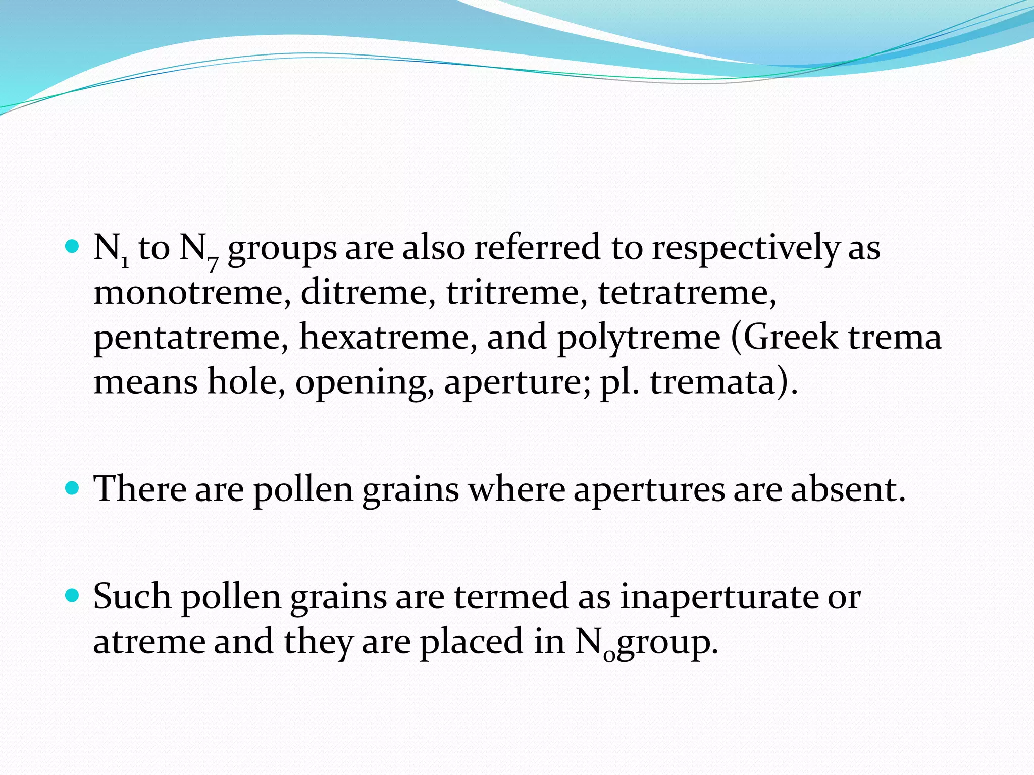 Classification of pollen and spores | PPTX