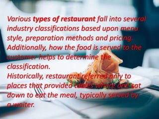 Types of restaurant | PPT