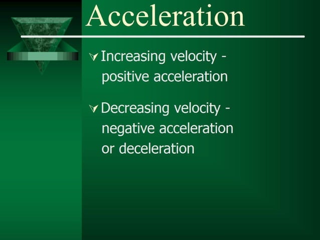 Acceleration | PPT