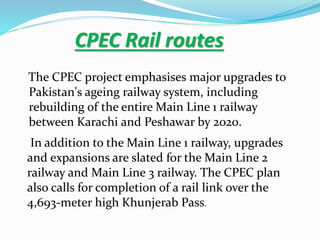 China-Pakistan economic Corridor | PPTX | Power and Energy Industry ...
