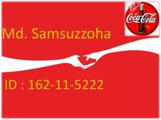 Presentation on Coca-cola | PPTX
