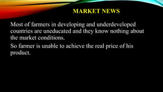 Problems in agricultural markiting | PPTX