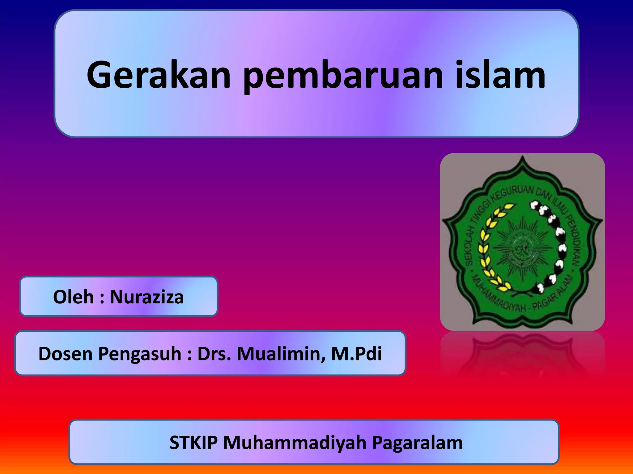 PPT Pembaharuan Islam | PPTX