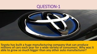 Toyota case study | PPTX