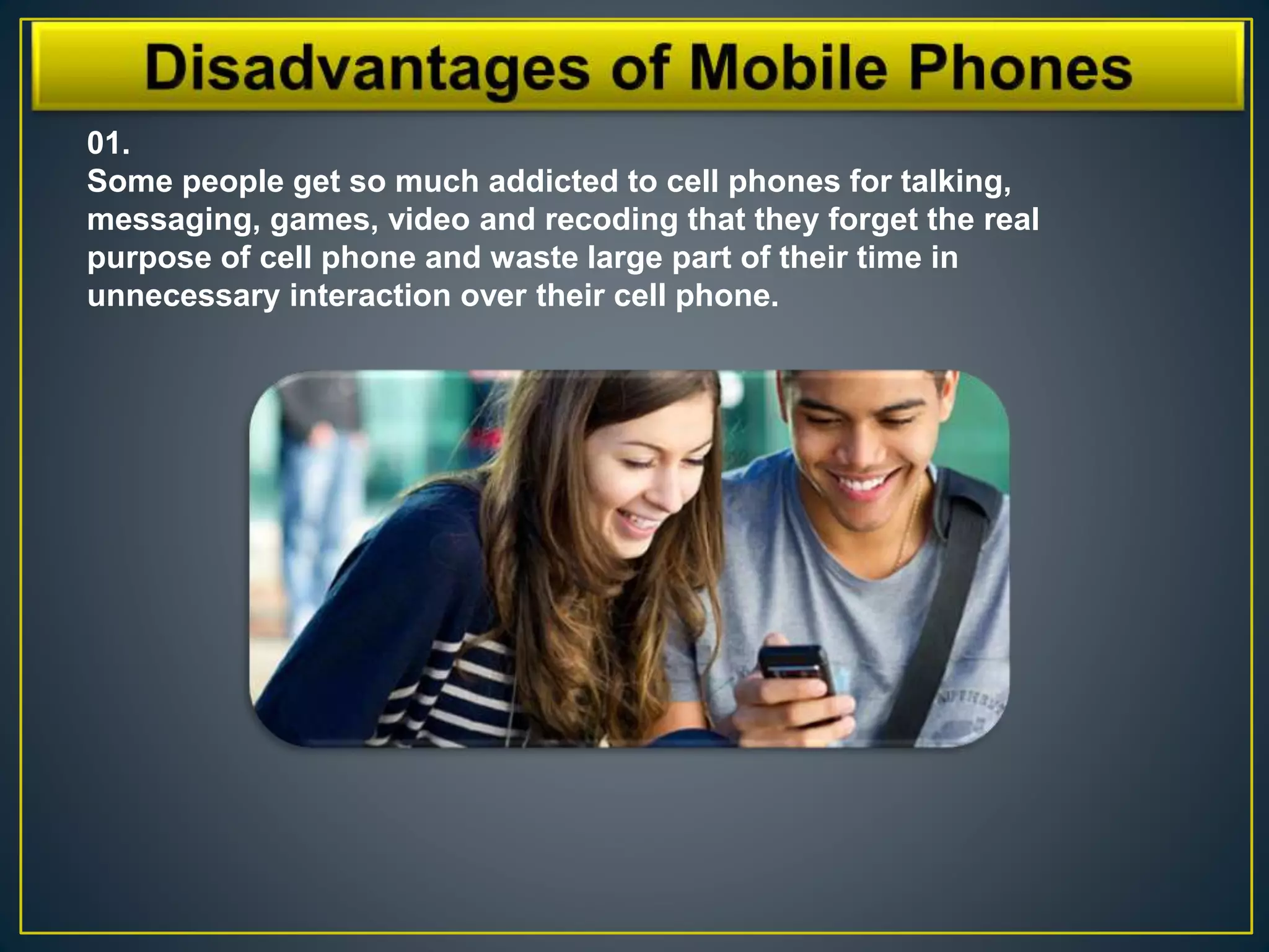 Advantages and Disadvantages of Mobile Phones | PPTX