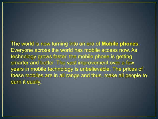 Advantages and Disadvantages of Mobile Phones | PPTX | Phone Services | Home Utilities