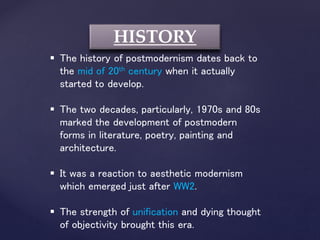 Postmodernism | PPTX