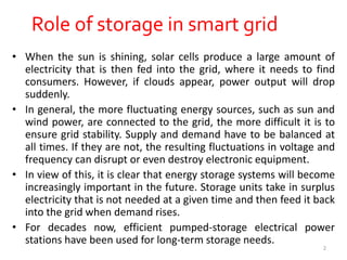 Storage In Smart Grids | PPTX