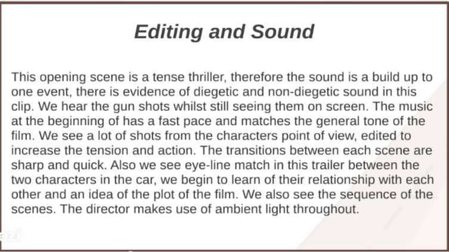 The Dark Knight Opening Scene Analysis | PPT