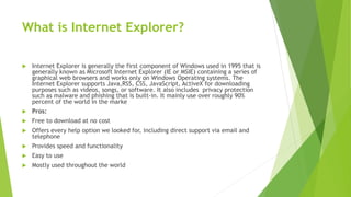 difference between browsers | PPTX