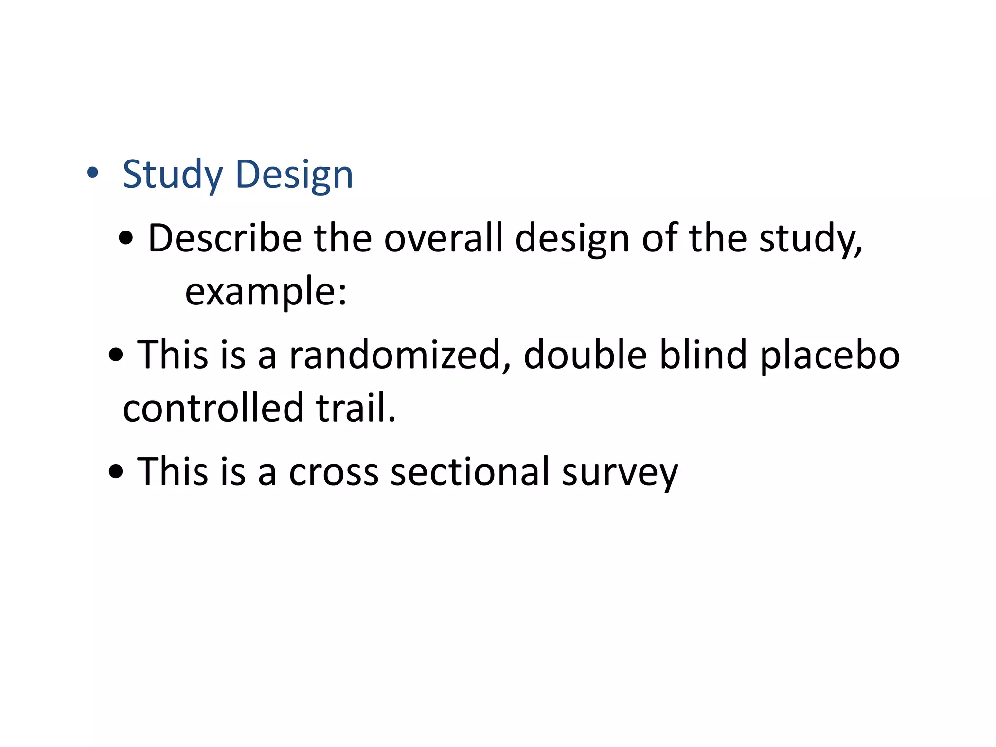Presentation how to write a research protocol | PPTX
