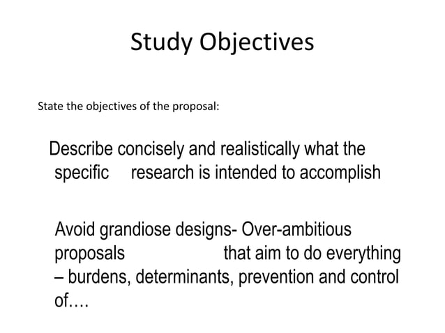 Presentation how to write a research protocol | PPTX