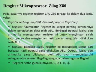 Mikroprosesor Zilog Z80 | PPTX