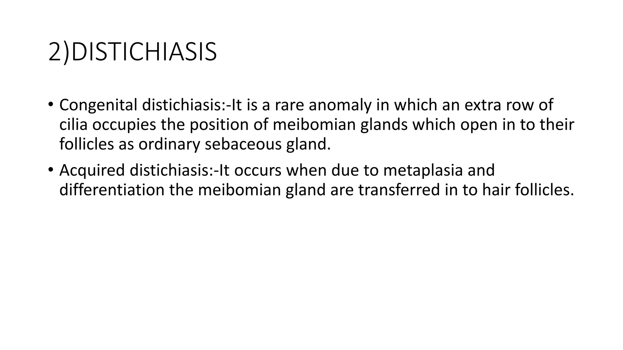 Eyelash Disorders | PPTX