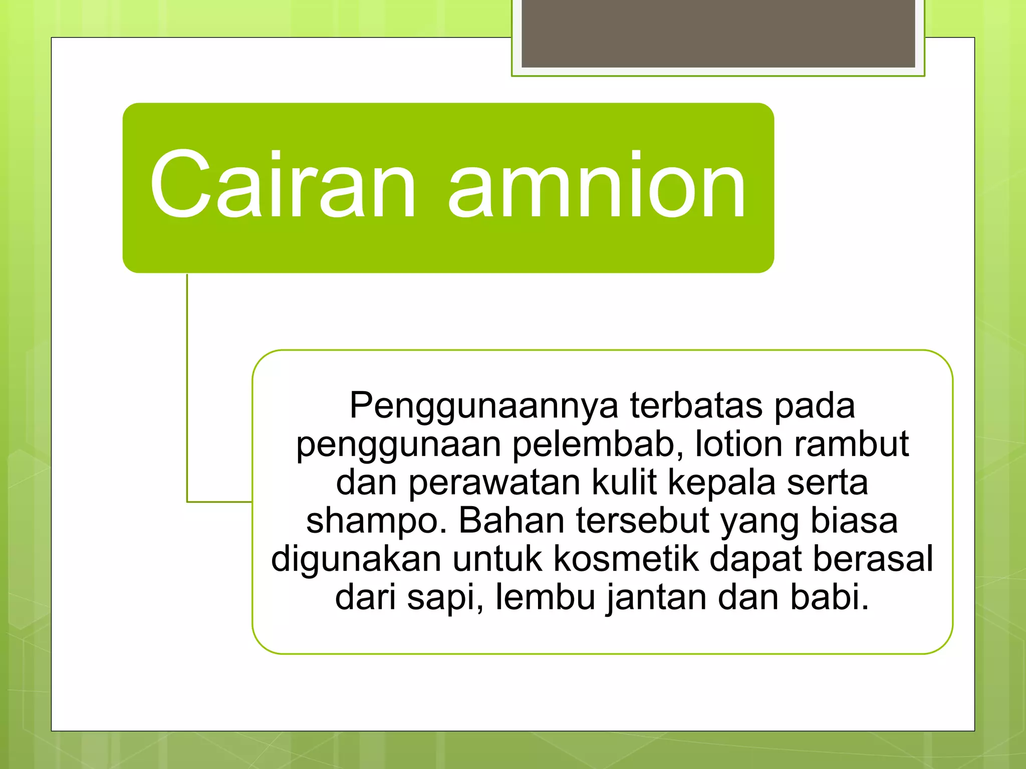 KIMIA PRODUK HALAL | PPTX
