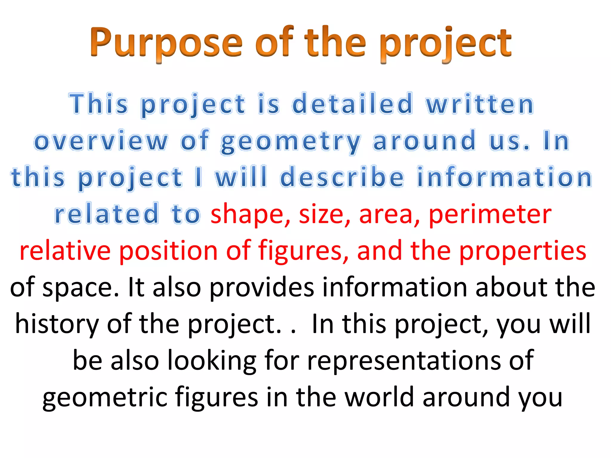 GEOMETRY AROUND US | PPTX