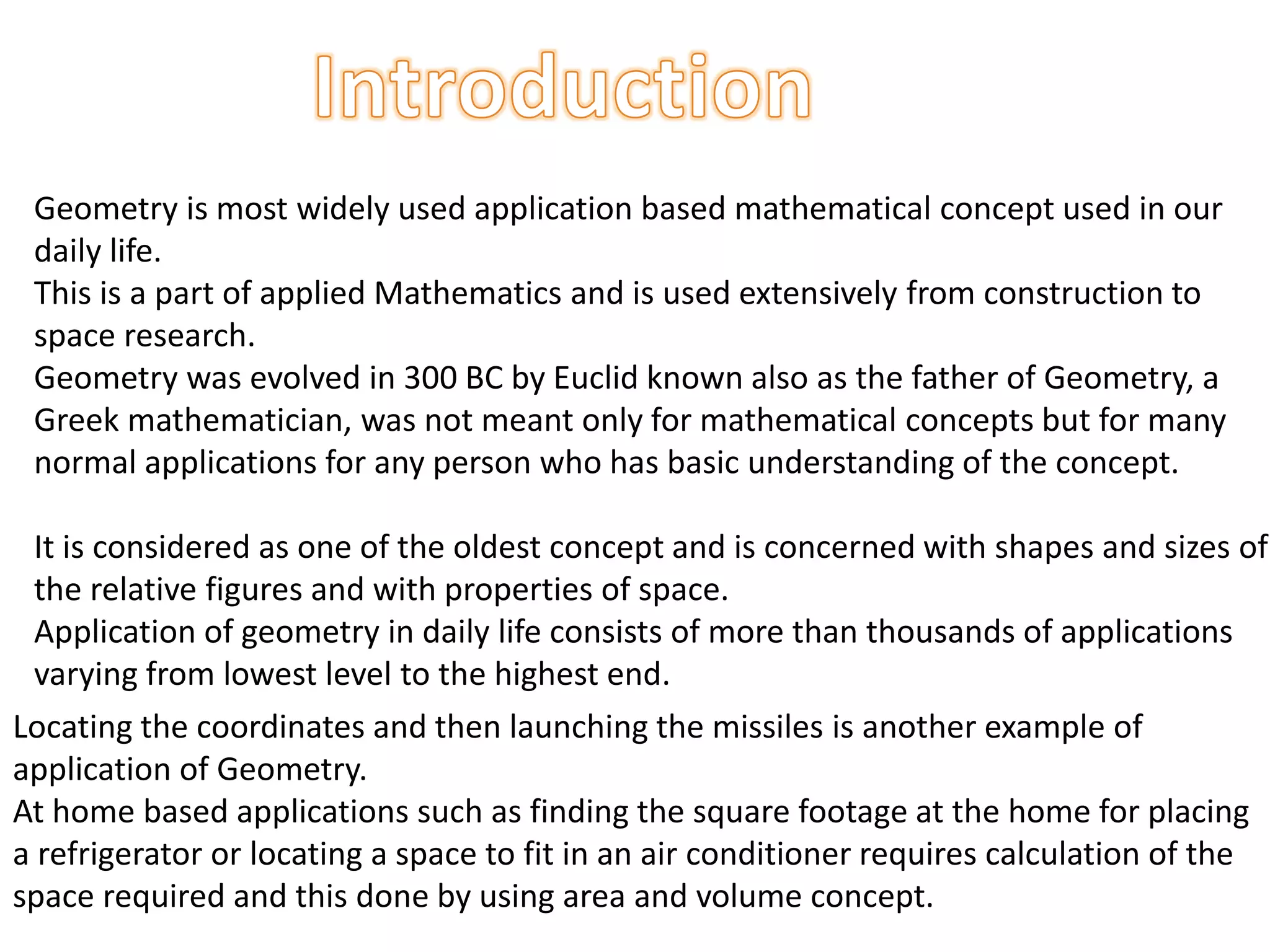 GEOMETRY AROUND US | PPTX