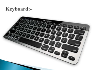 Computer peripheral or Peripheral Devices | PPTX | Computer Peripherals ...