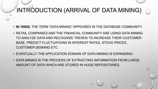 An emerging step : Data Warehousing to Pattern Warehousing | PPTX