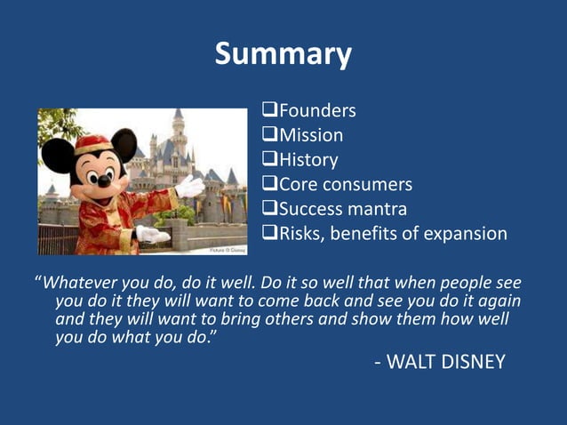 Case Study Of Disney | PPTX
