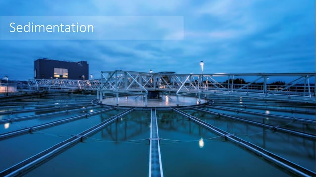 Sedimentation And Purification of Water | PPTX