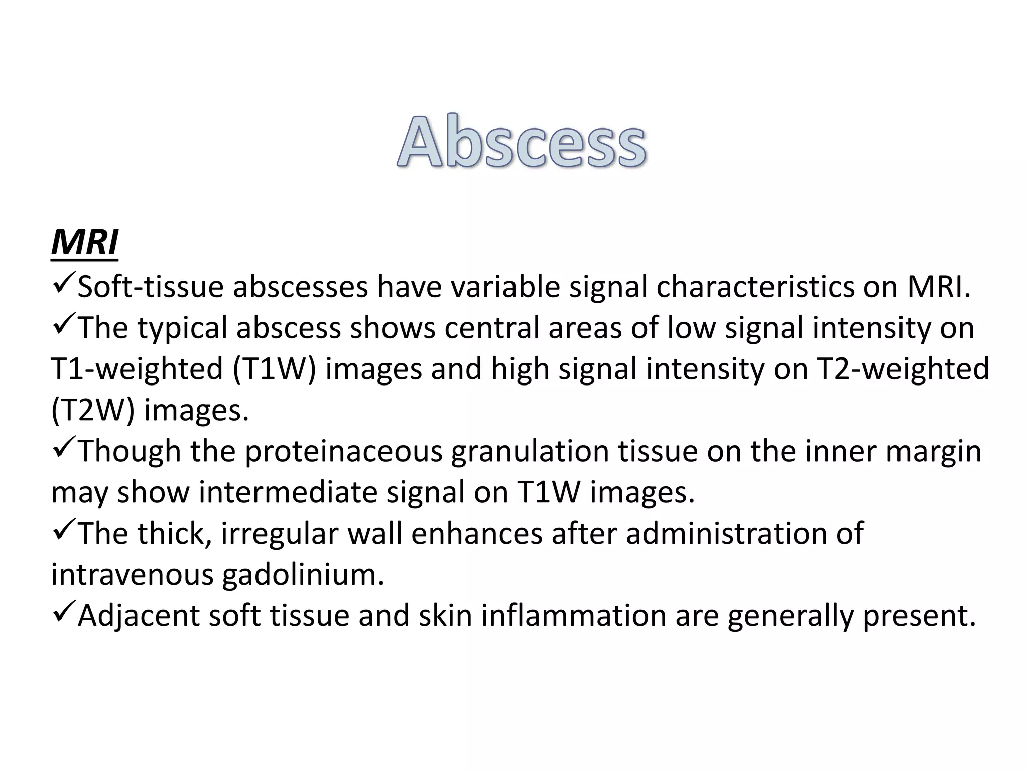 Imaging of musculoskeletal infections | PPTX