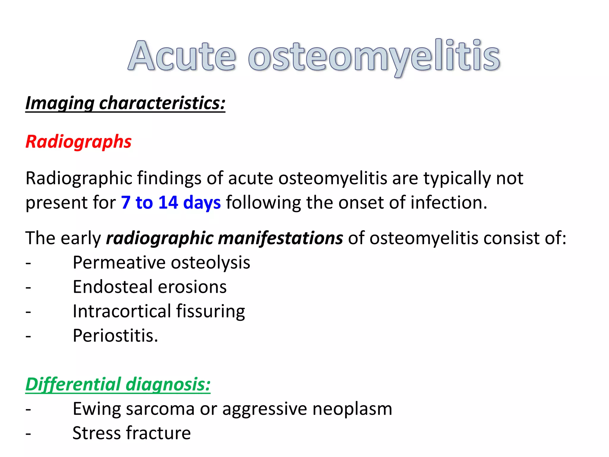 Imaging of musculoskeletal infections | PPTX