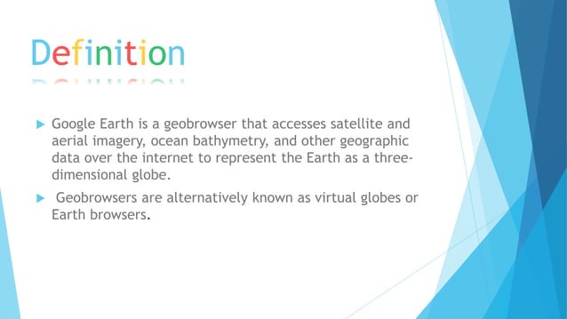 GOOGLE EARTH INTRODUCTION | PPT