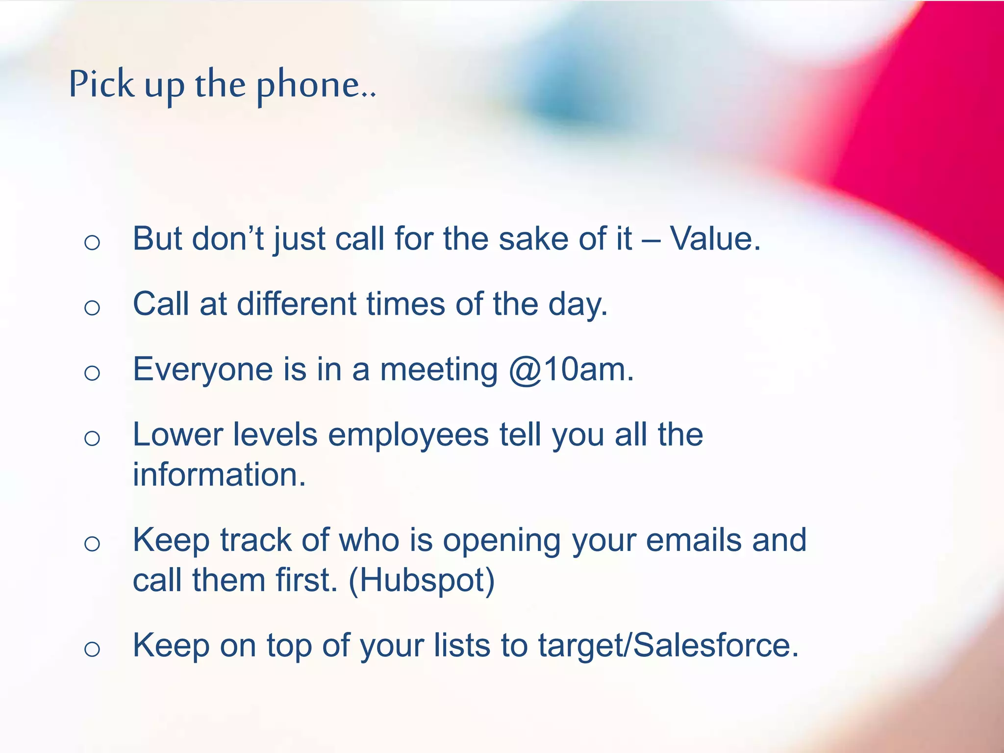 Prospecting 101 | PPTX
