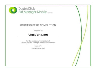 DoubleClick - Bid Manager Mobile Fundamentals | PDF | Mobile Games ...