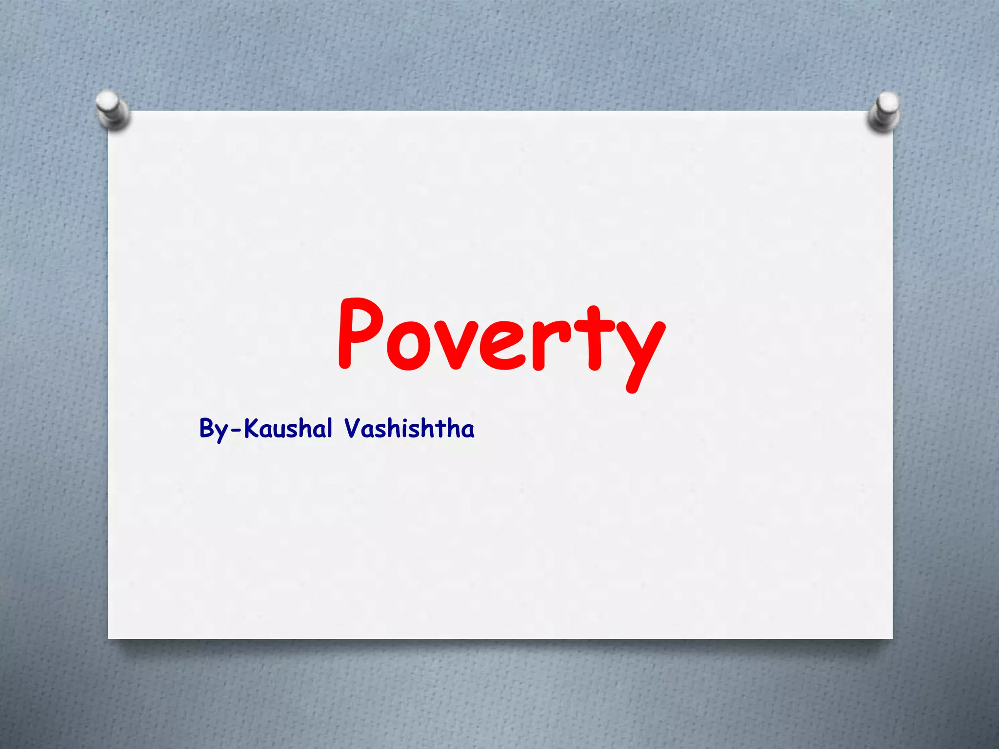 POVERTY | PPT