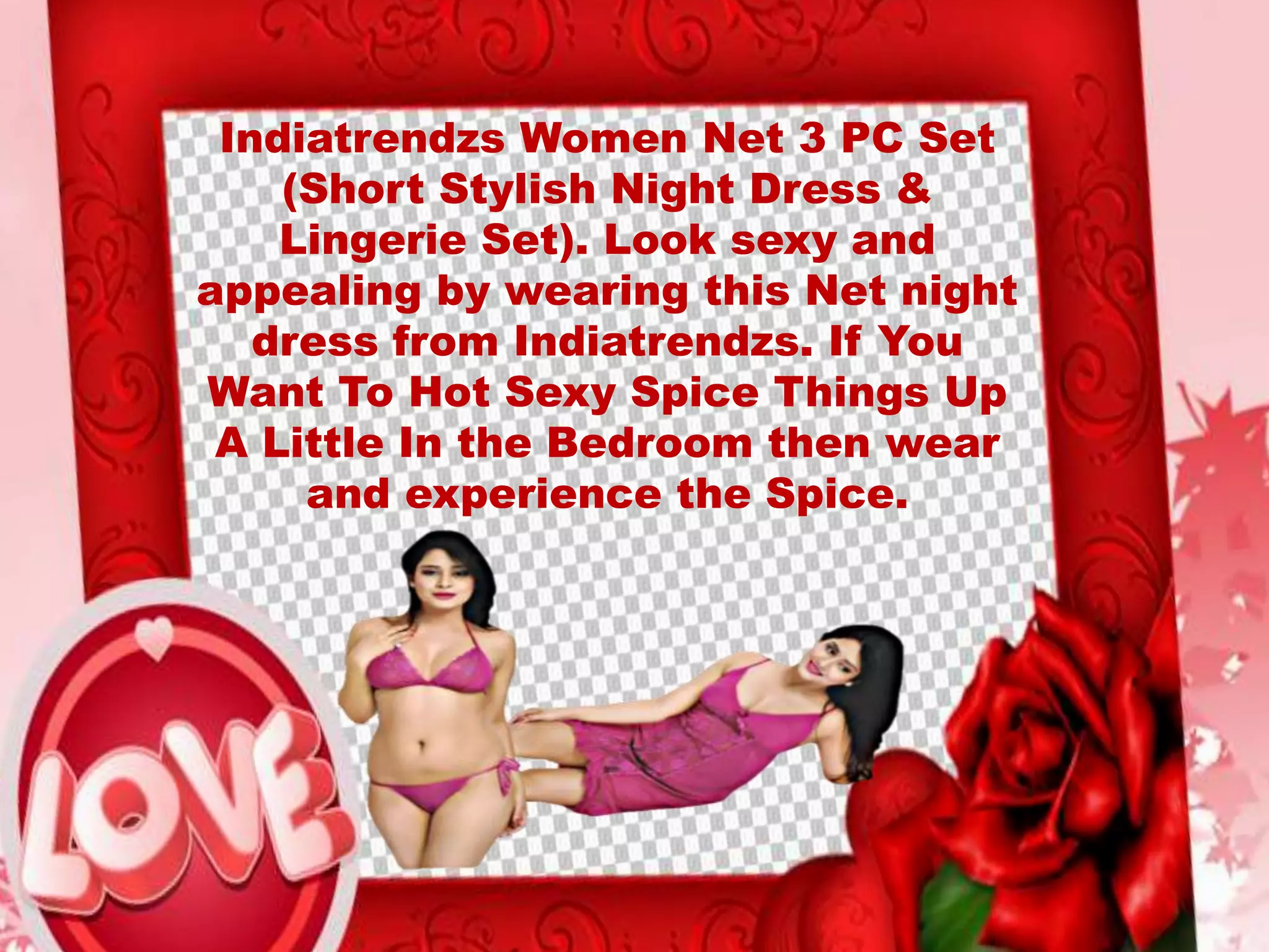 BRIDAL FANCY SEX WEAR LINGERIE SET | PPT